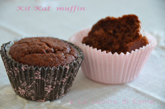 La cucina di Esme: Kit Kat muffin
